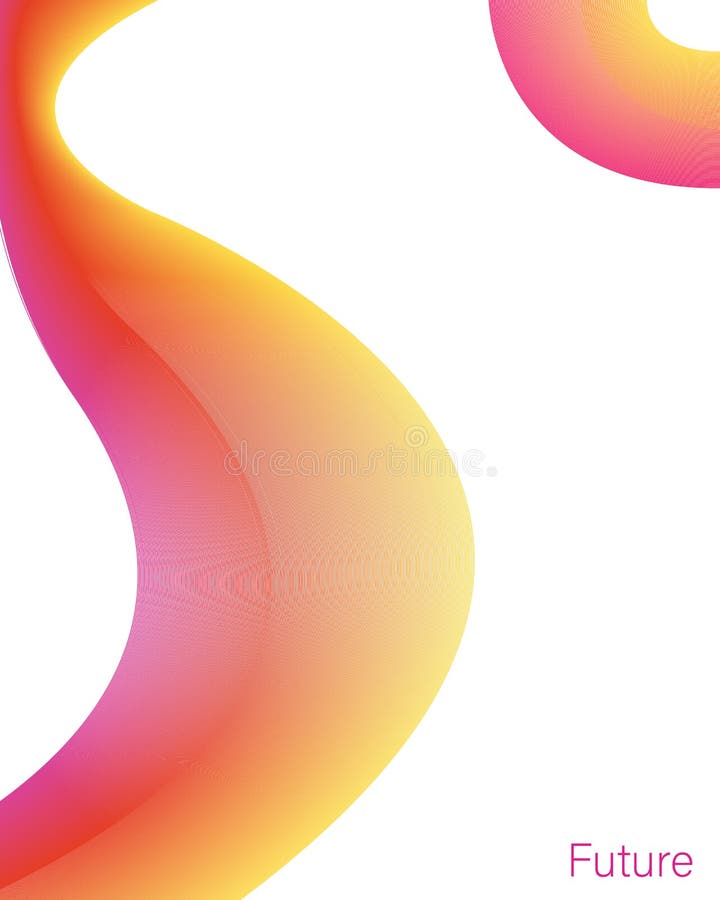 Abstract Design Template in a Modern Style. Bright Background. Vector ...