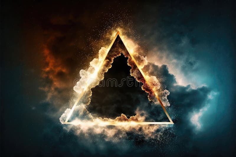Triangle Shape Clouds Stock Illustrations – 884 Triangle Shape Clouds ...
