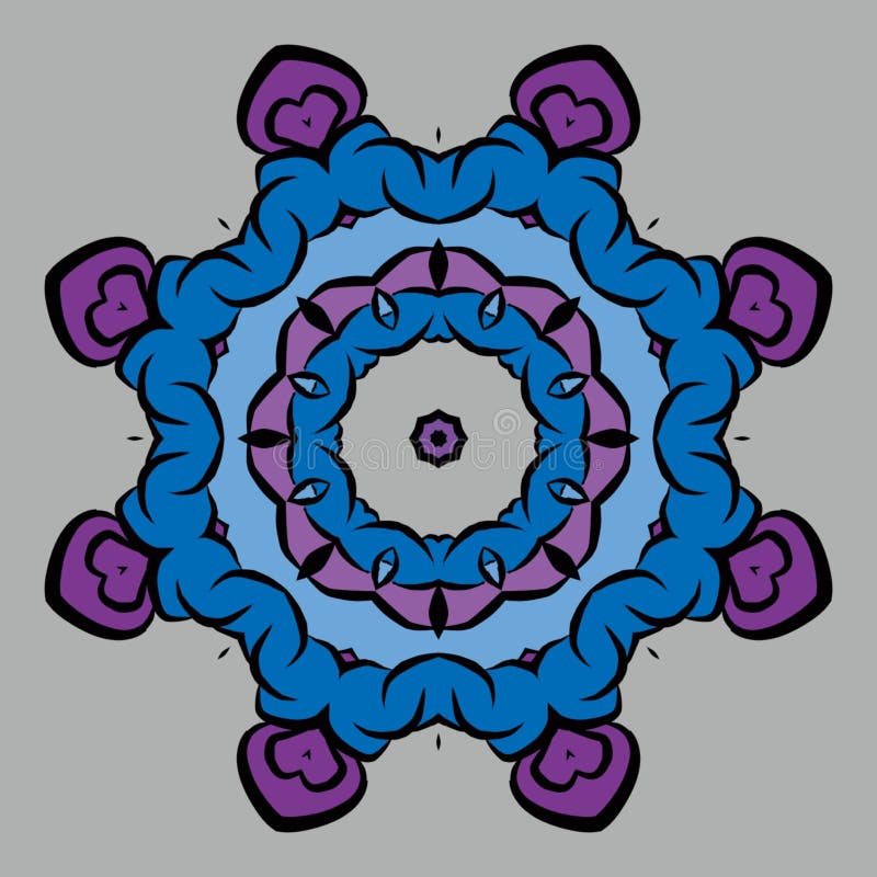 Abstract Design with Unique Shapes and Attractive Colors Stock ...