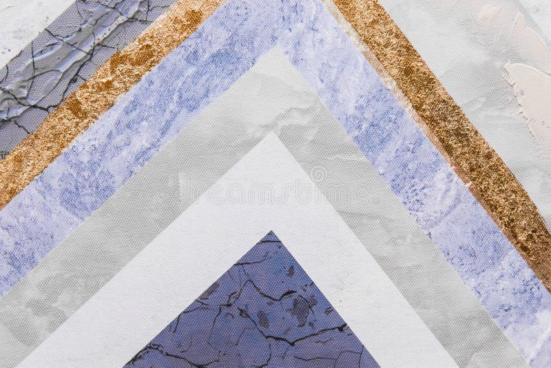 Abstract Design of Wall Modern Interior, Color Sample with Geometric ...