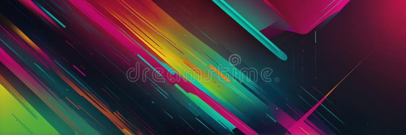 Abstract Design for a Website Banner Using a Vibrant C Ai Generated ...