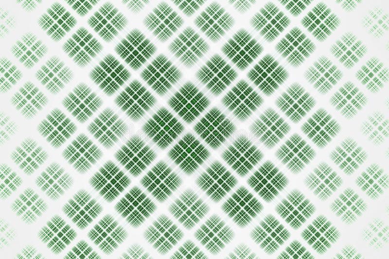 Abstract Design White and Green Gradient Grid Stock Illustration ...
