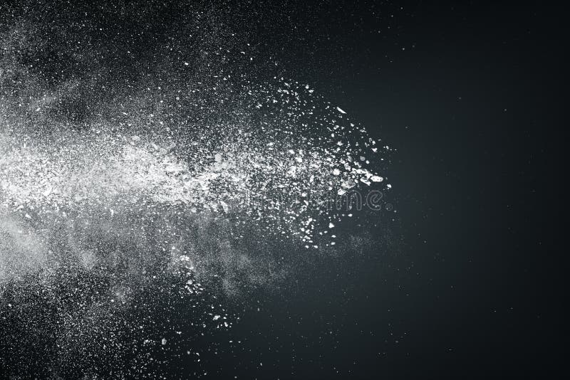 Abstract Design of White Powder Cloud Stock Photo - Image of flour ...
