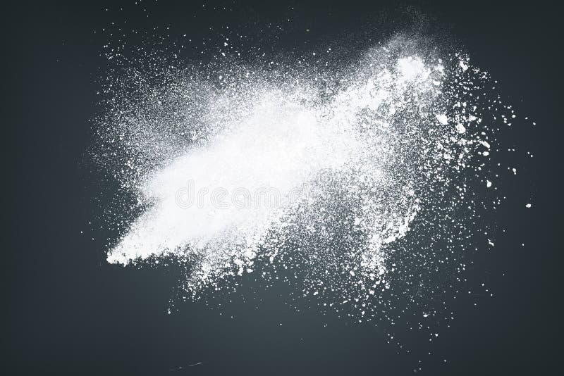 Abstract Design of White Powder Cloud Stock Image - Image of dust, dark ...