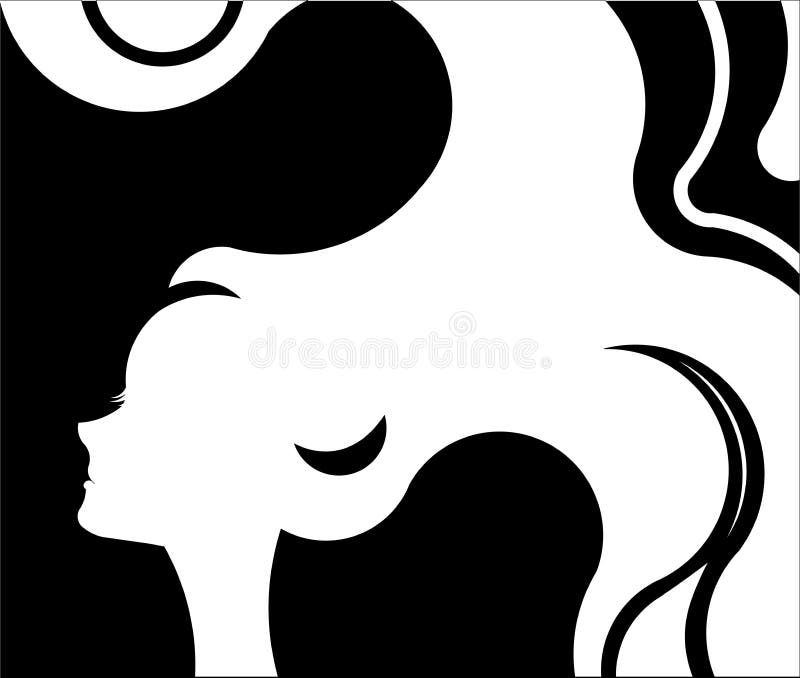 Abstract Design Women Shadow Card Stock Vector - Illustration of ...
