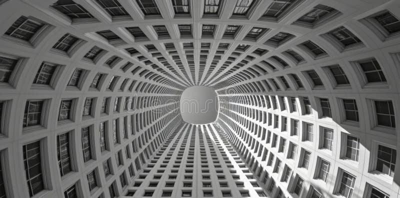 Abstract Design with a Zigzag Pattern Using Black Lines Stock Image ...