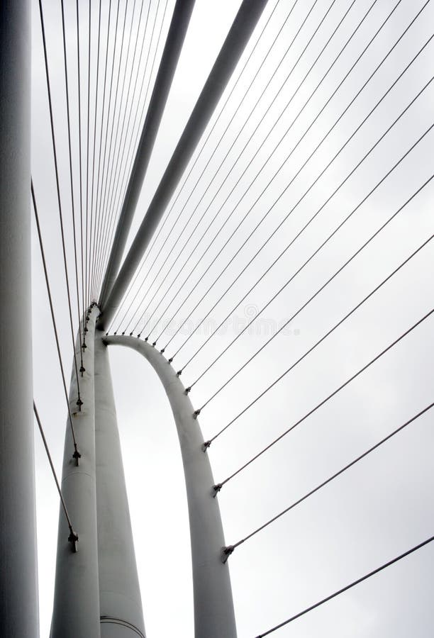 Abstract Detail of Bridge, Modern Architecture Stock Image - Image of ...