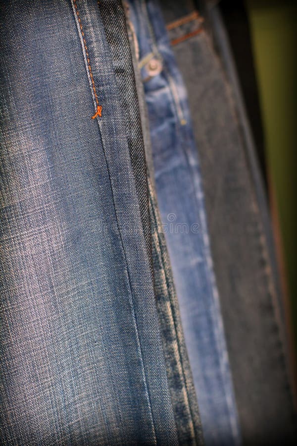 Abstract detail of jeans stock image. Image of background - 21634201