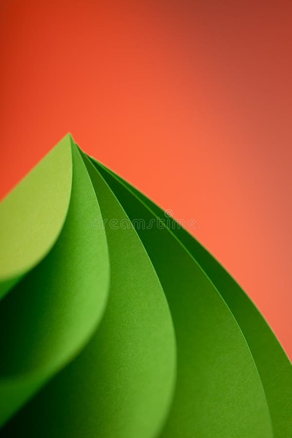 Abstract Detail of Waved Colored Paper Structure Stock Photo - Image of ...