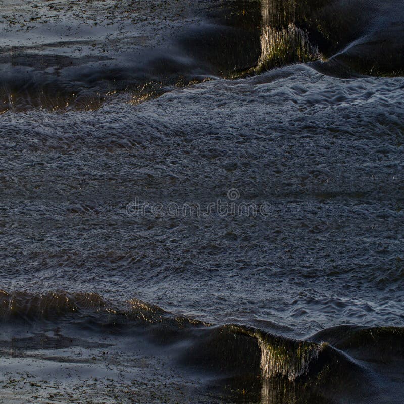 Abstract Detailed Water Texture Mirrored. Stock Photo - Image of wave ...