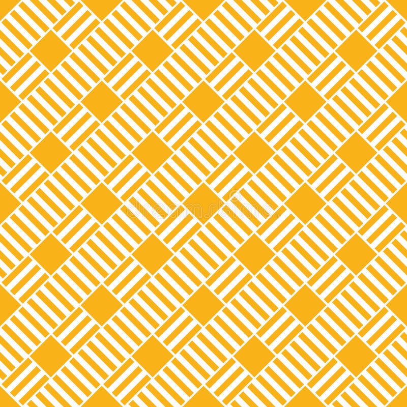 Abstract Diagonal Geometric Seamless Pattern in Yellow Stock ...