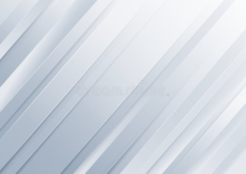 Abstract Diagonal Light Grey Silver Background. Technology Concept ...