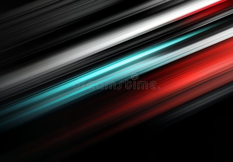 Abstract Diagonal Lines Red Teal Black White Dynamic Motion Background ...