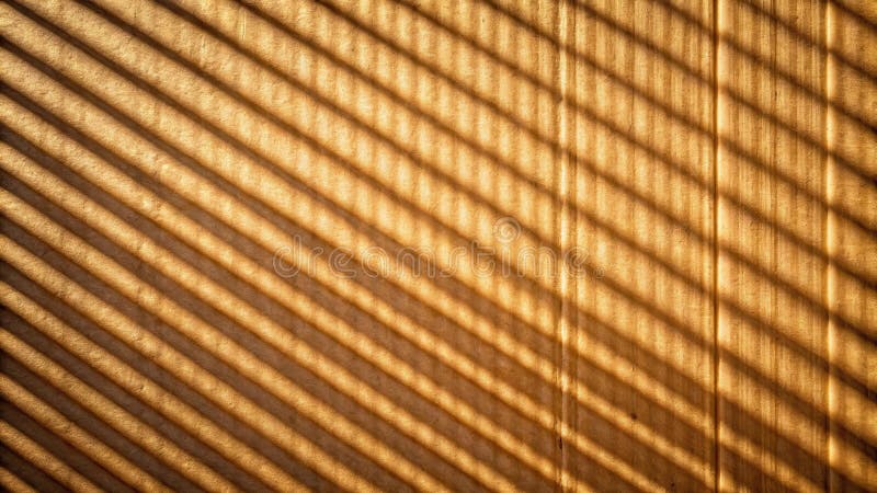 Abstract Diagonal Lines of Sunlight on Corrugated Surface. Generative ...