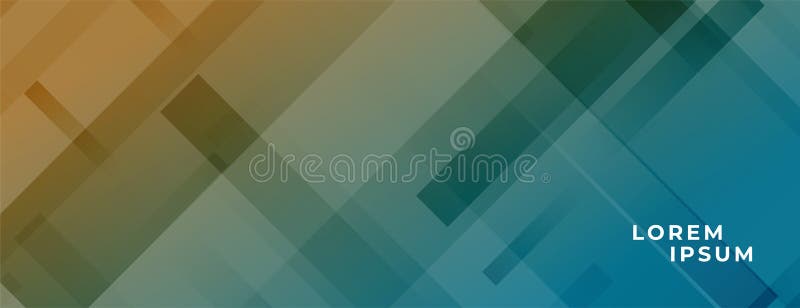 Abstract Diagonal Lines Wide Banner Design Stock Vector - Illustration ...