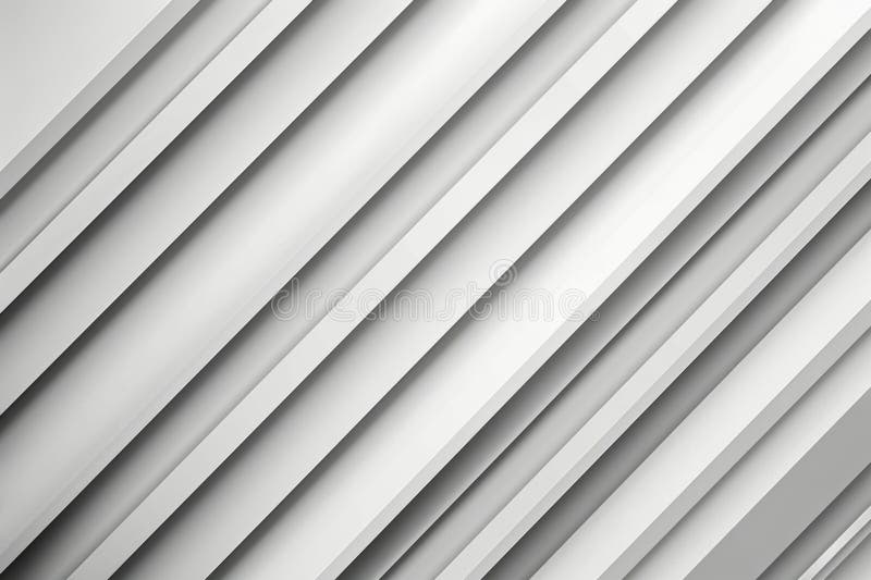 Abstract Diagonal Panels in Modern White and Grey Design Stock Photo ...