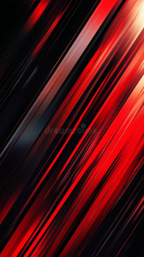 Abstract Diagonal Red and Black Light Streaks Pattern Stock Photo ...