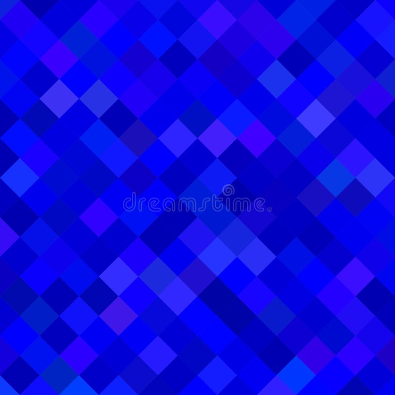 Abstract Diagonal Square Pattern Background - Geometrical Vector Design from Squares in Blue ...