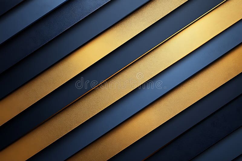Abstract Diagonal Stripes Luxury Gold and Navy Blue Background Design ...