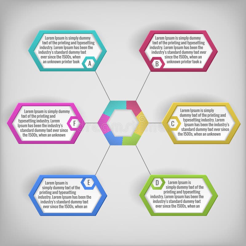 Abstract Diagram Template stock vector. Illustration of abstract ...