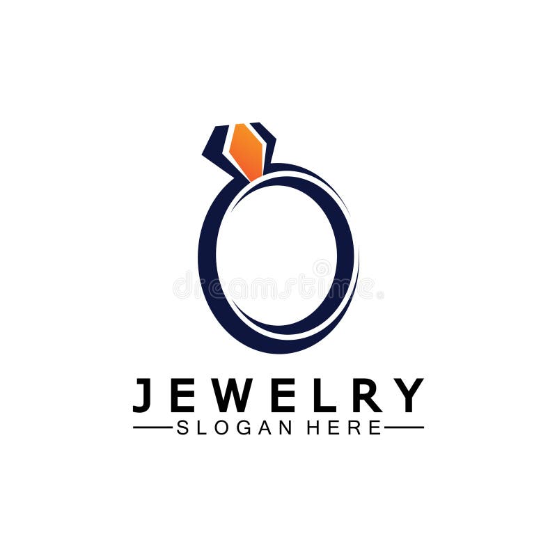 Abstract Diamond for Jewelry Business Logo Design Concept Stock Vector ...