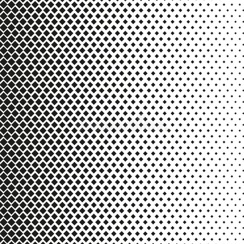 Abstract Diamond Pattern. Geometric Halftone Gradient. Black To White ...