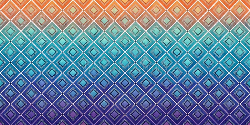 Abstract Diamond Pattern Gradient Background with Teal, Blue, and ...