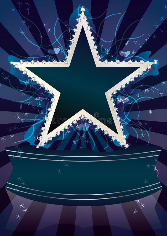 Diamond star Vector stock illustration. Illustration of shiny - 24834106