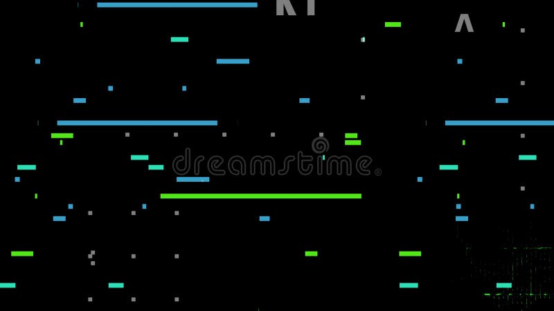 Abstract Digital Animation Pixel Noise Glitch Error Stock Video - Video ...