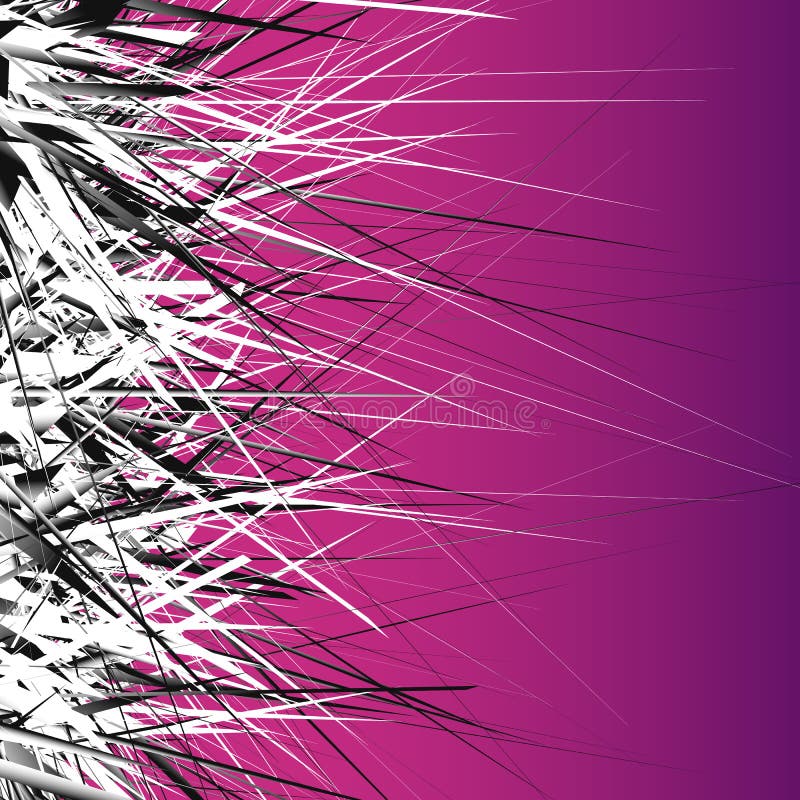 Abstract Digital Art with Array of Random Lines. Use As Poster, Stock ...