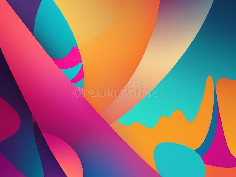 Abstract Digital Art Background for Wallpaper Stock Illustration ...