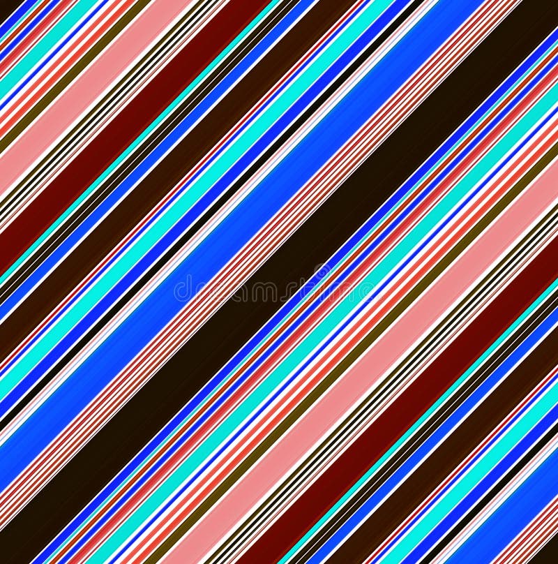 Abstract and Contemporary Digital Art Stripe Design Stock Illustration ...
