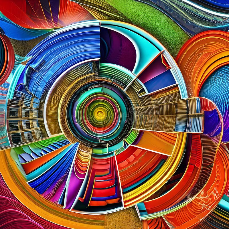 1908 Abstract Digital Art: a Creative and Eclectic Background Featuring ...