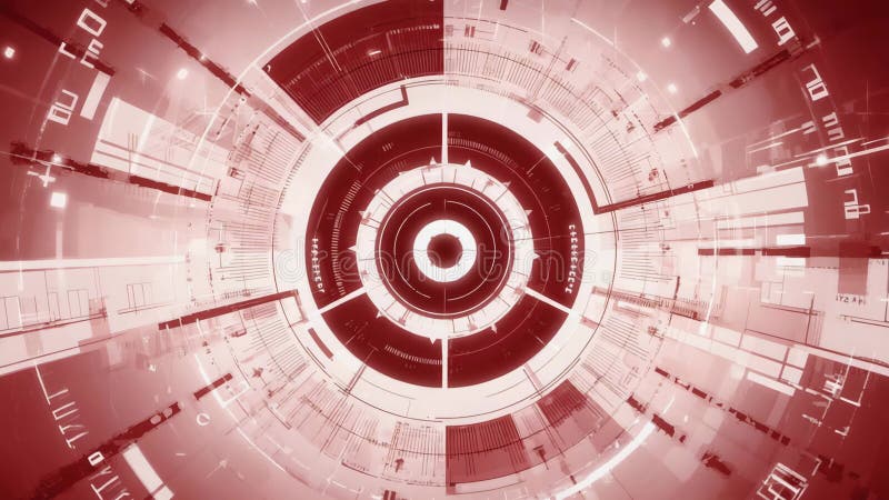 Crimson Tech Vortex stock footage. Video of science - 383407722