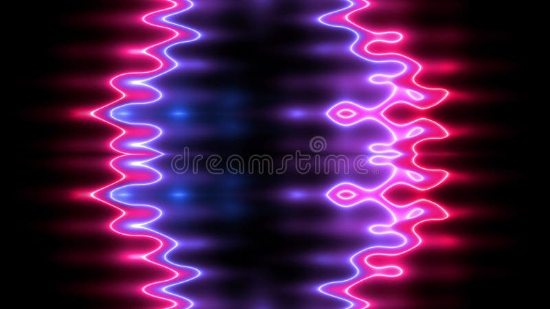 Abstract Neon Light Patterns Stock Footage - Video of bright, concept ...