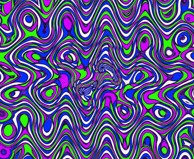 Abstract and Contemporary Digital Art Fresco Wave Design Stock ...