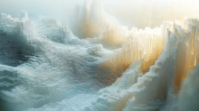 Abstract High Fidelity Data Driven Visual Representation Stock ...