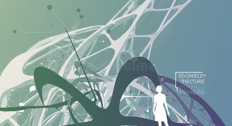 Abstract Digital Art Showcasing Complex, Intertwining Structures ...