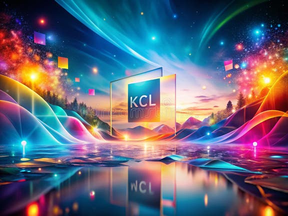 Abstract Digital Art a Surreal KCL File Visualization Blending ...