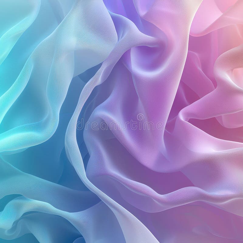 Abstract Digital Art with Swirling Color Patterns, Suggestive of ...
