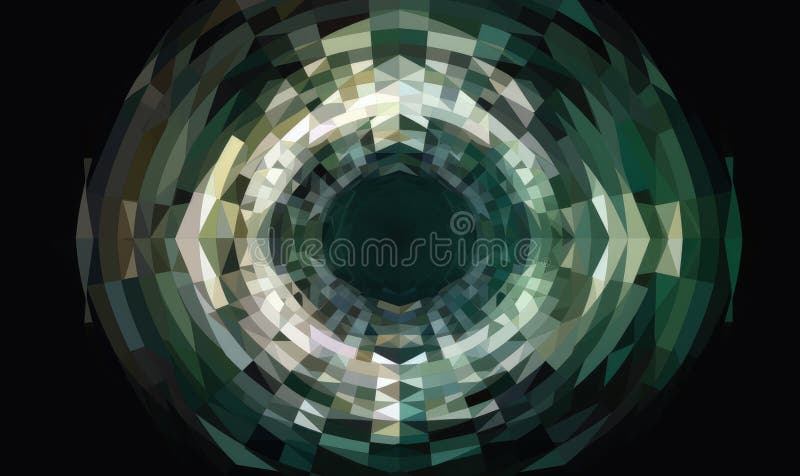Abstract Digital Artwork: 3D Patterns and Gradient Colors Stock ...