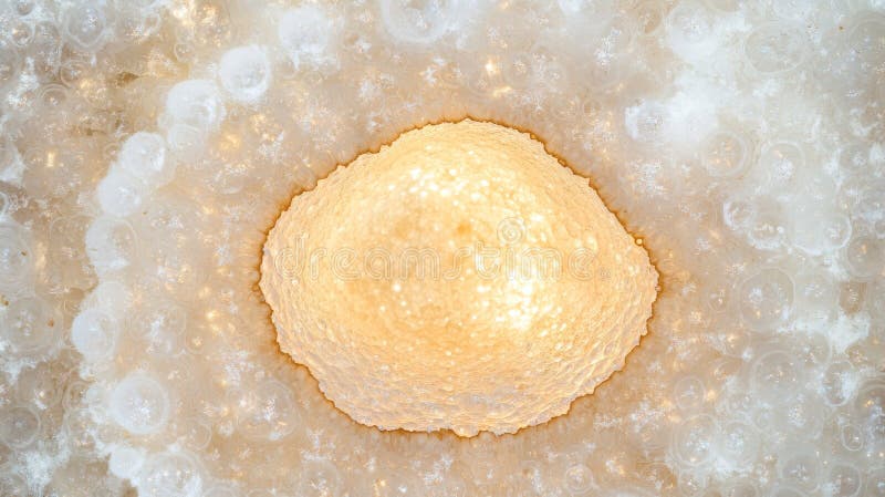 The Abstract Digital Artwork Features a Golden Explosion Surrounded by ...