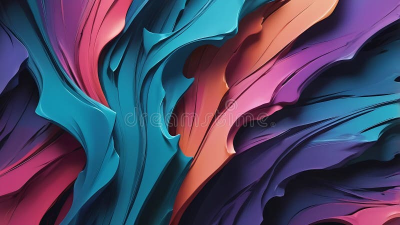 Tension between Sharp Strokes and Soft Gradients Stock Illustration - Illustration of ...