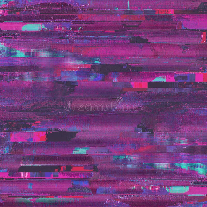 Abstract Digital Artwork Featuring a Dynamic Pattern of Horizontal ...