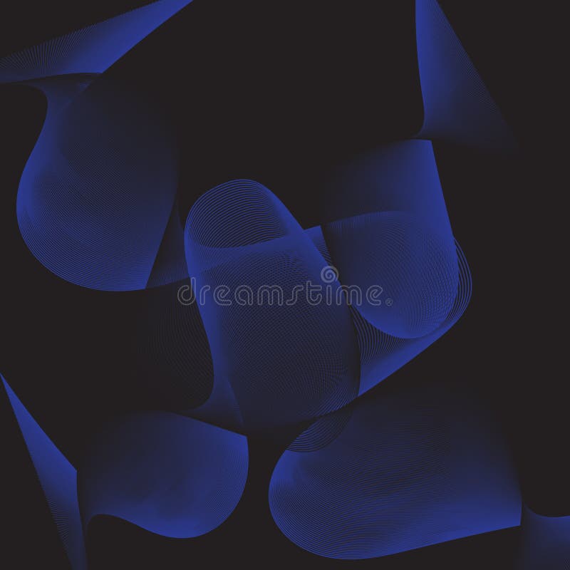 Midnight Ribbons stock vector. Illustration of digital - 329206236