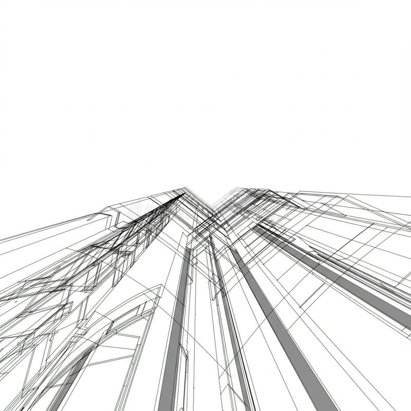 Abstract Digital Artwork Featuring Intricate Overlapping Lines ...