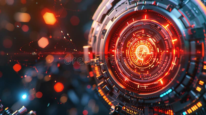 Abstract Digital Artwork Featuring Lines and Patterns Representing ...