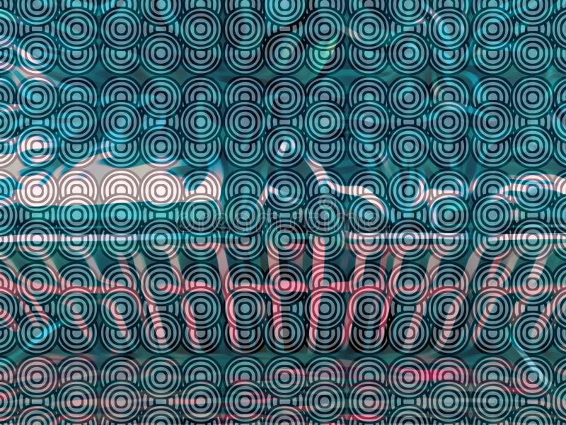 An Abstract Digital Artwork Featuring a Series of Concentric Circles ...