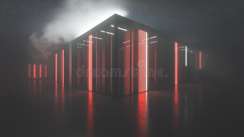 An Abstract Digital Artwork with a Futuristic Theme and a Multitude of ...