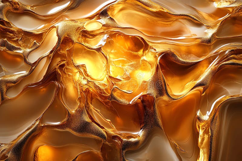 An Abstract Digital Artwork Inspired by the Colors and Textures of ...